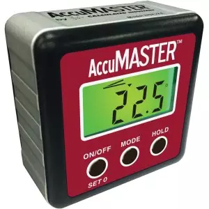 ອຸດສາຫະກໍາການຄິດໄລ່ 7434 AccuMASTER 2-in 1 Magnetic Level Digital ແລະຕົວຊອກຫາມຸມ