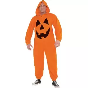 Jack-o'-Lantern nosí halloweensky kostým