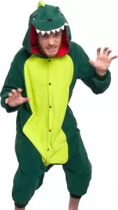 Kostým pre dospelých dinosaurov onesie halloween