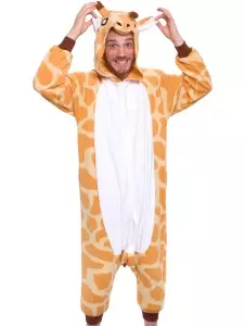 giraffe onesie halloween aṣọ