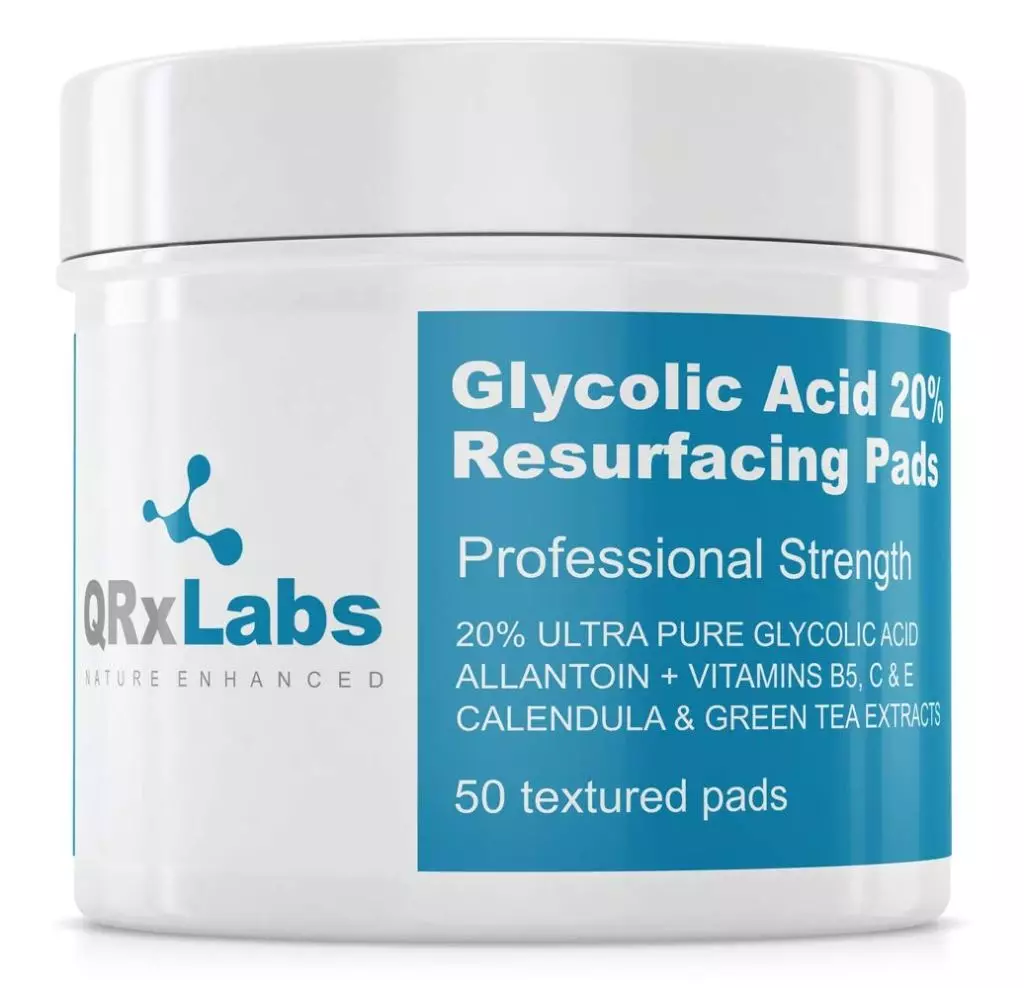 qrxlabs ແຜ່ນຮອງອາຊິດ glycolic resurfacing