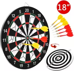 pinakamahusay na dart board battop double sided