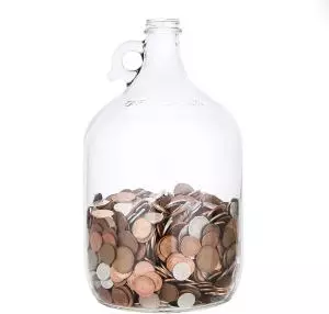 adult na alkansya velucio glass money jar
