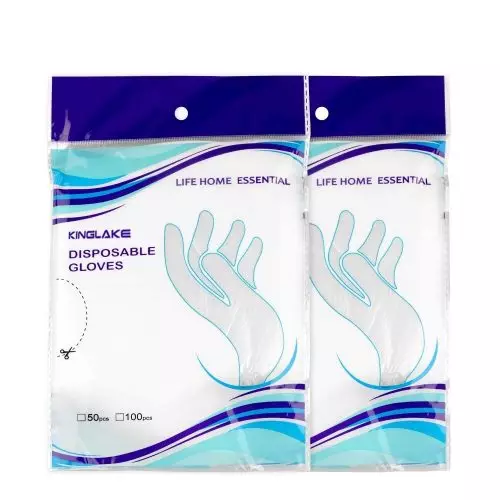 KINGLAKE Plastiks Coronavirus Handschuhe