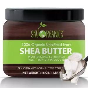 Sky Organics 100% organiczne nierafinowane masło shea z kości słoniowej