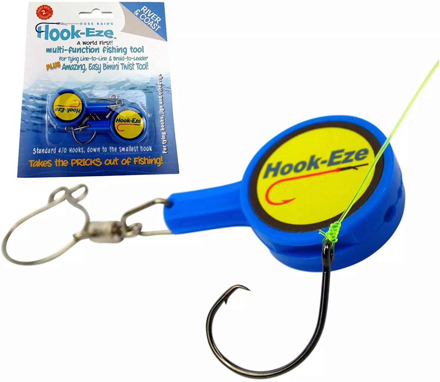 HOOK-EZE Инструмент для завязывания узлов рыболовных снастей