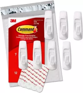 Command White Large Utility Hooks