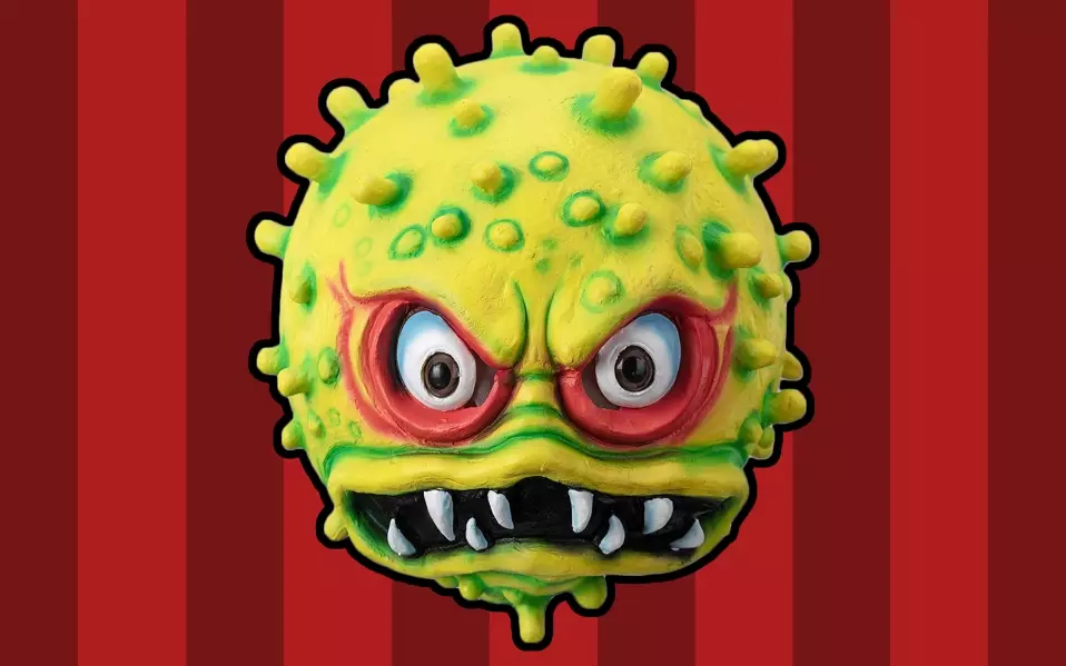 Kostum halloween Coronavirus