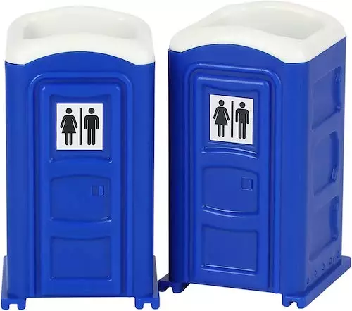 Porta Potty Shot Glasses ҷӯробҳои хандаовар, ҷӯробҳои хандовар