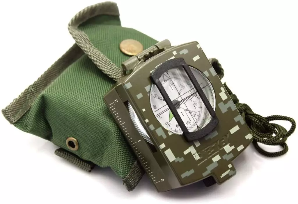 Eyeskey daudzfunkcionāls militārais lēcveida taktiskais kompass