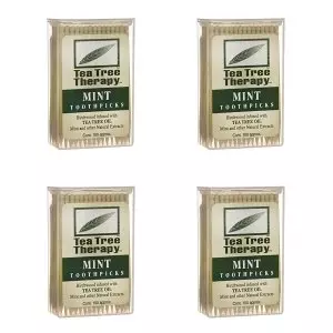 beste tannpirkere tea tree mentol