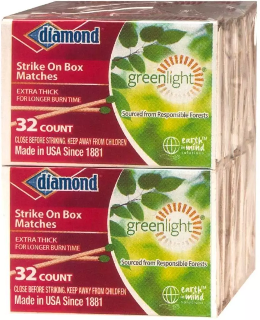 GreenLight Diamond Strike on Box Matches