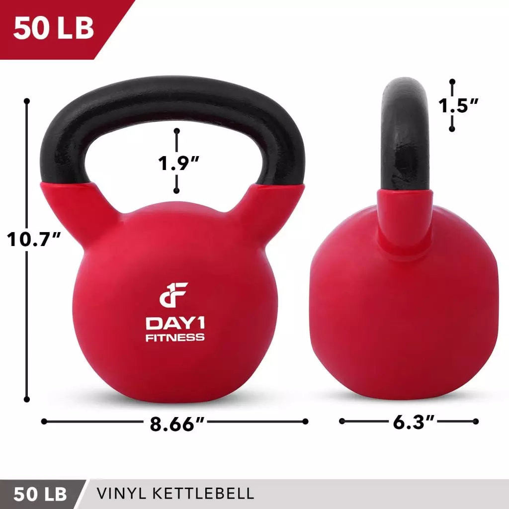 labākie kettlebells - day1 fitness 50 mārciņas