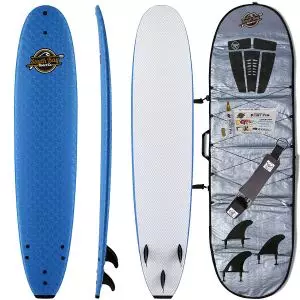 South Bay Board Co Soft Top Surfboard និងកាបូប