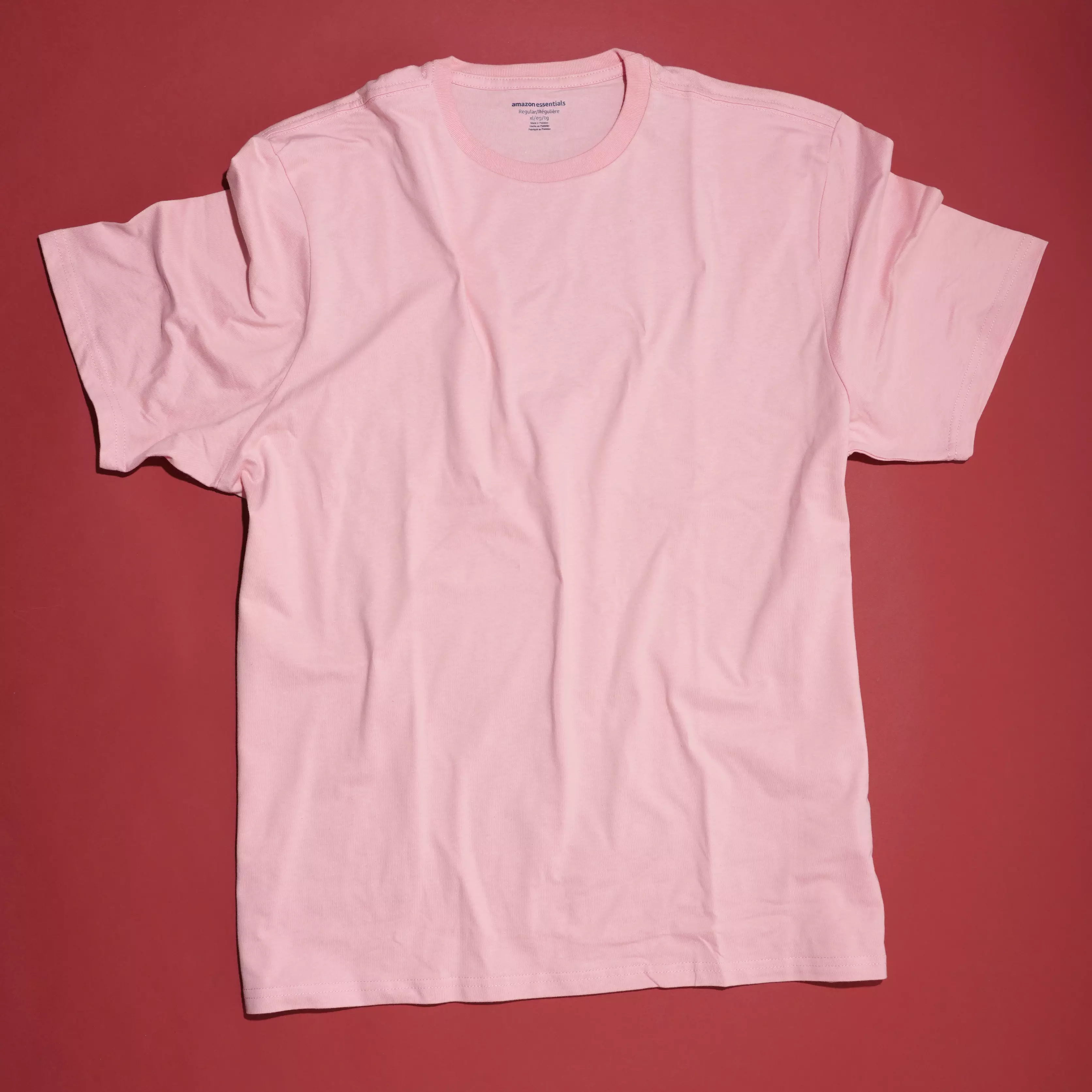 T-shirt ras du cou à manches courtes et coupe standard Amazon Essentials