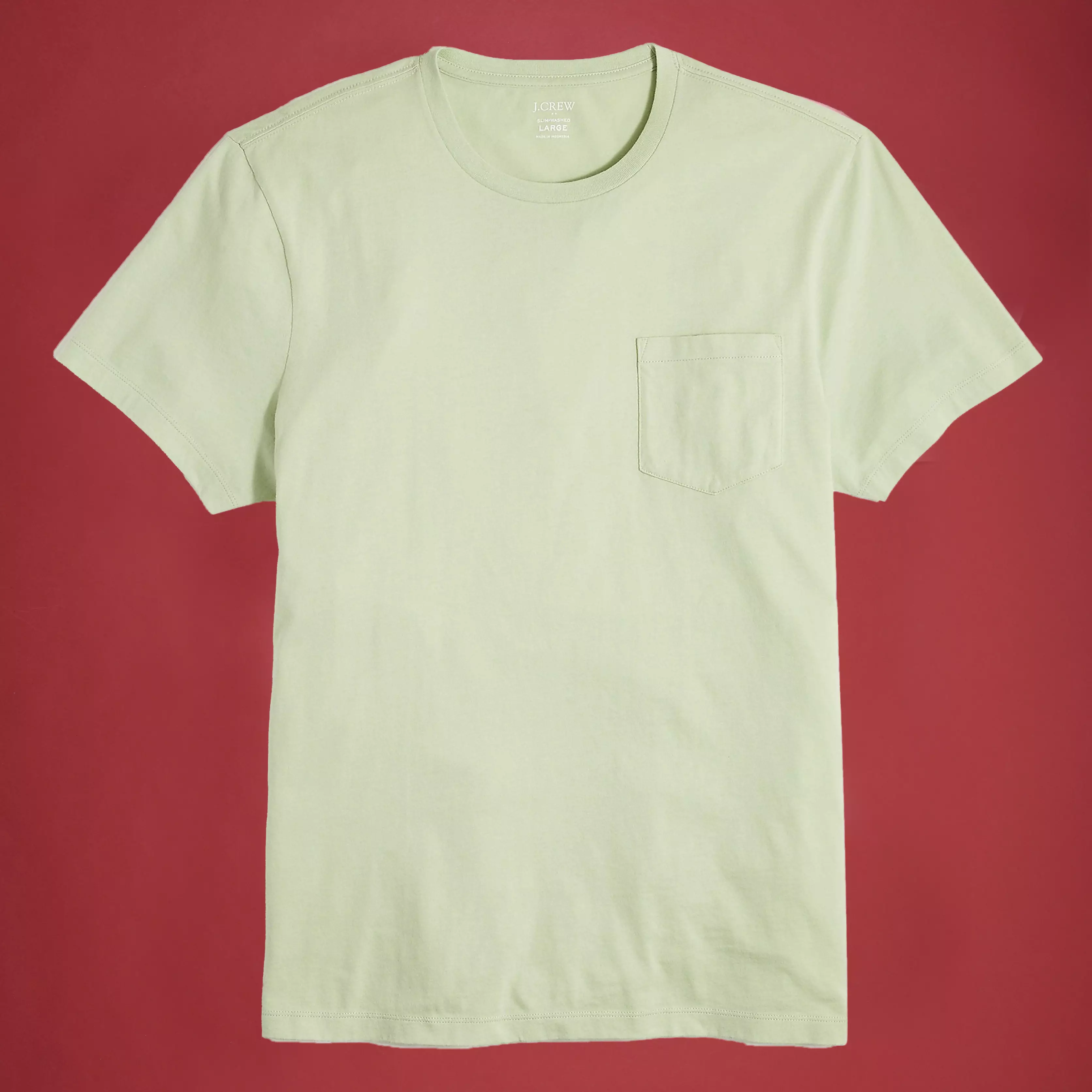 J.Crew T-shirt con tasche in jersey lavato slim