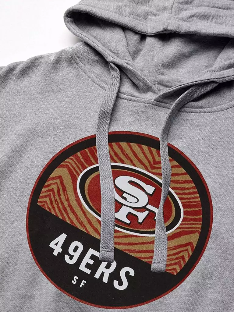zubaz 49ers kapüşonlu sweatshirt
