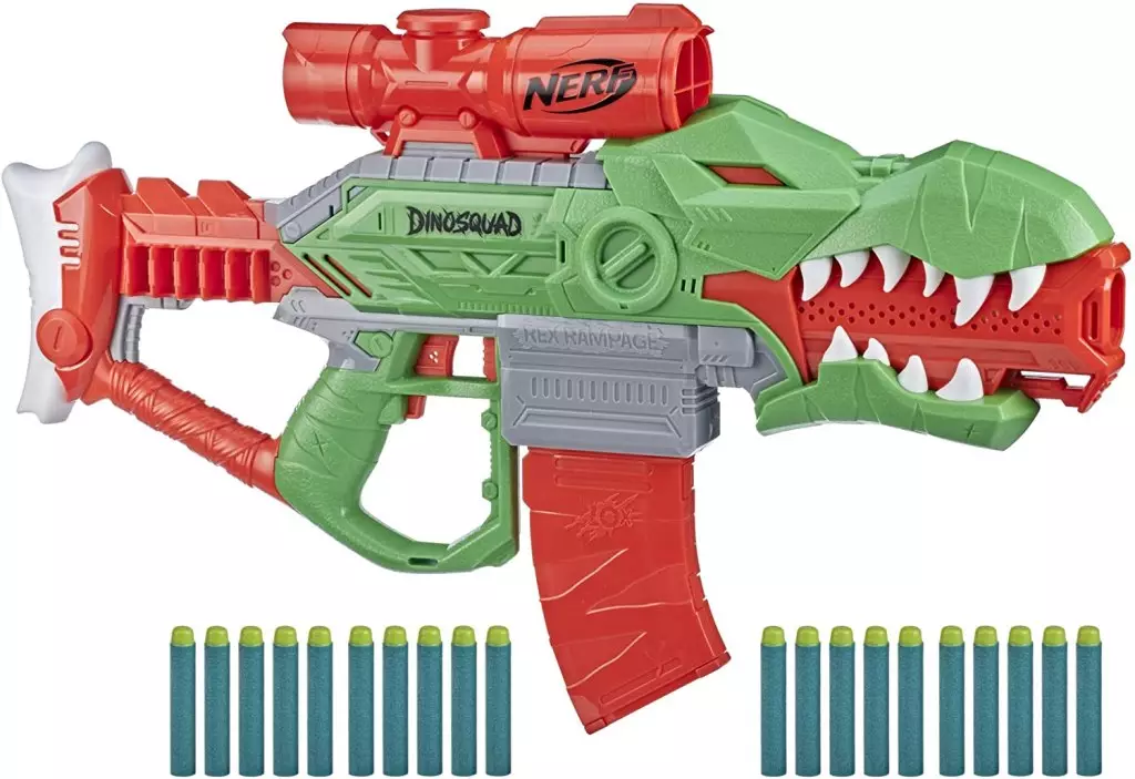 avtomatik nerf silahları dinosquad rex rampage