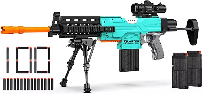 Minfex sniper gun otomatîk, otomatê nerf gun