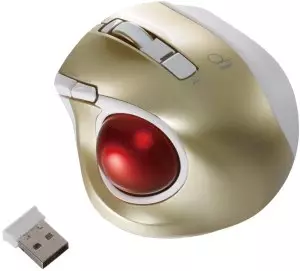 Nakabayashi Küçük Kablosuz Trackball Mouse