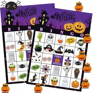 Funnlot Halloween ciyaarta bingo