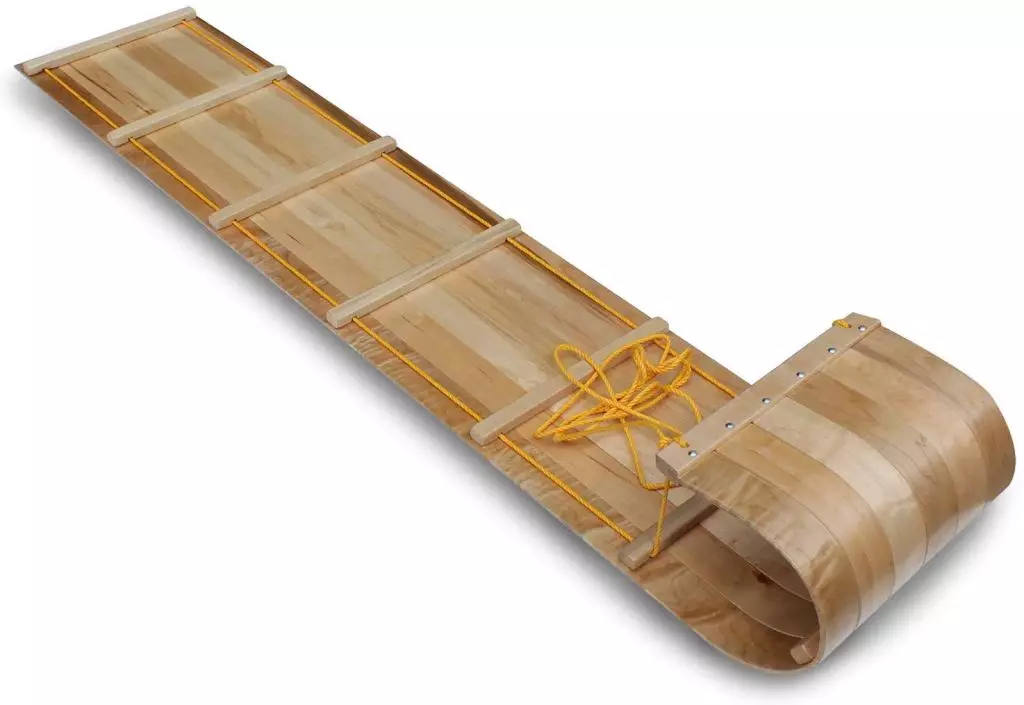 Flexibel Flyer Holz Toboggan