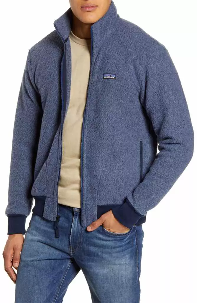 patagonia fleece bomber