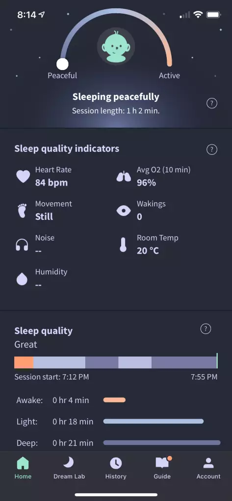 Owlet 1, Monitor Bayi WiFi