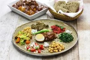 Etiopysk iten, sûne takeout opsjes
