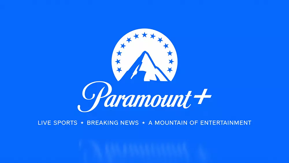 Paramount Plus Streaming Service логотипі