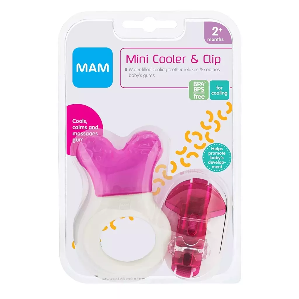 MAM Mini Cooler Teether with Clip