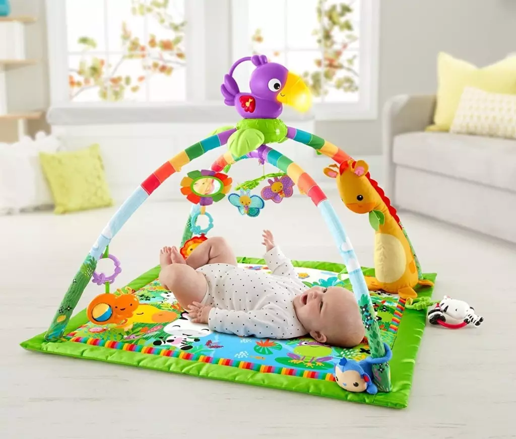 Fisher-Price Rainforest Music Lights חדר כושר דלוקס