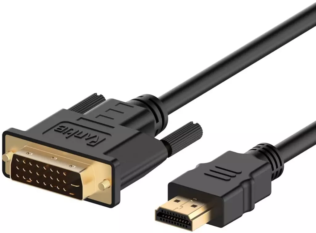 蘭基 HDMI 轉 DVI 電纜轉換器