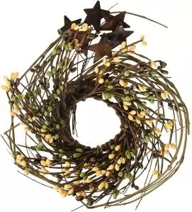 Pip and Twig dengan Rusty Star Wreath