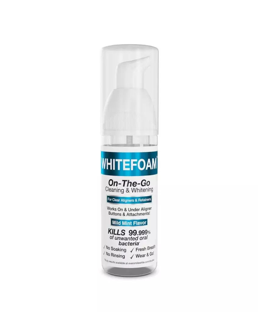WhiteFoam On-the-Go Clear Retainer Cleaner