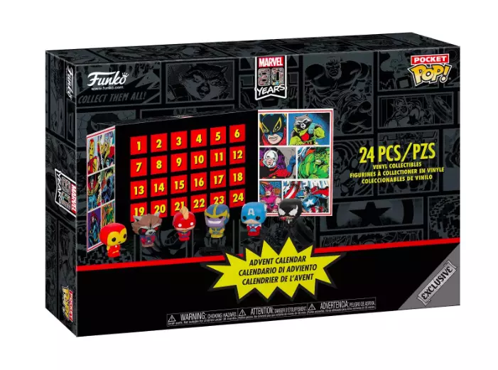 calendarul de advent marvel funko pop