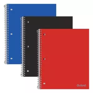 Oxford 1-Subject Poly Notebooks
