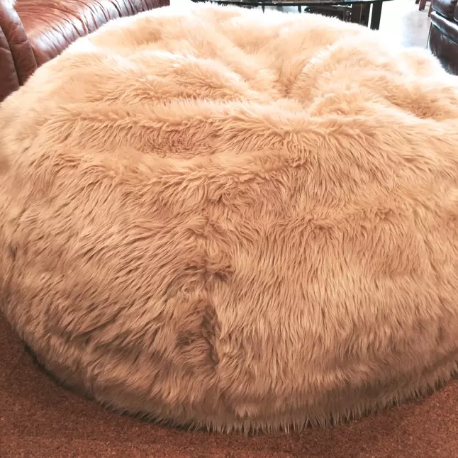 kursiyê beanbag fluffy giant