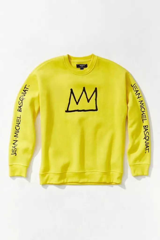 Sweatshirt Basquiat Graphic tal-irġiel