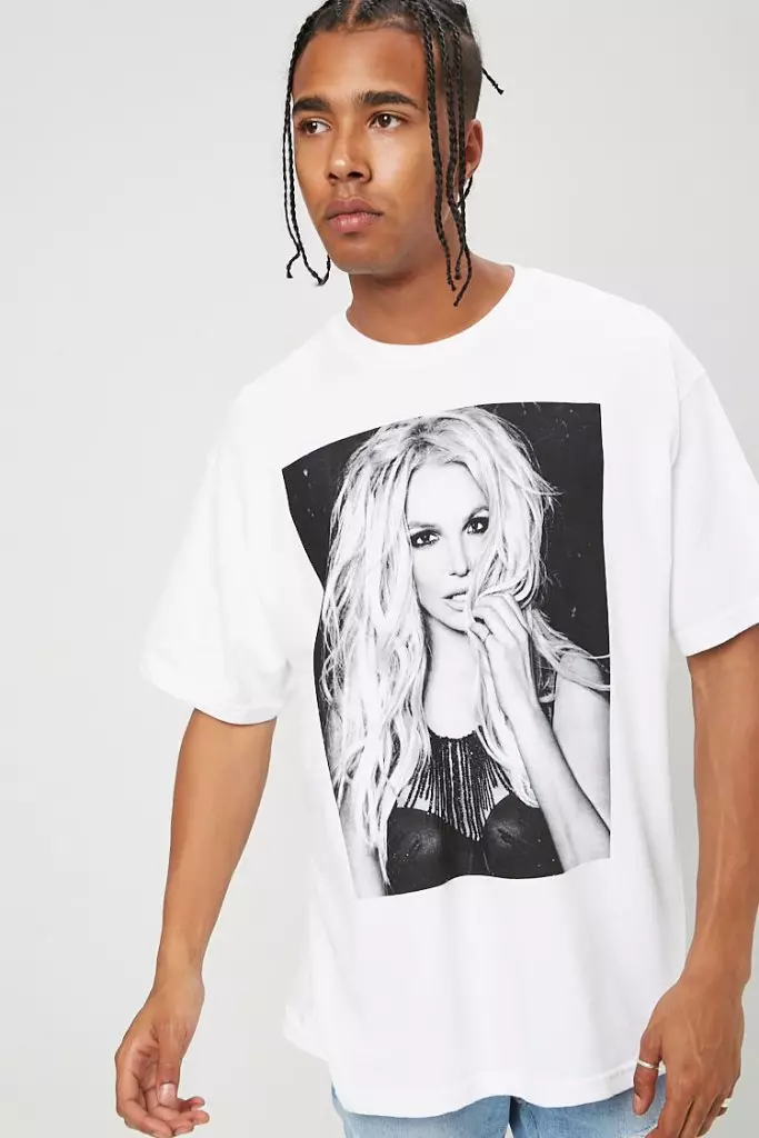 เสื้อยืดกราฟฟิคผู้ชาย Britney Spears