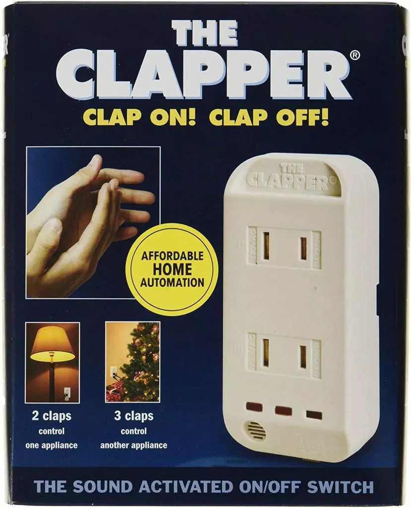 Предниот дел на кутијата Clapper, преглед на clapper