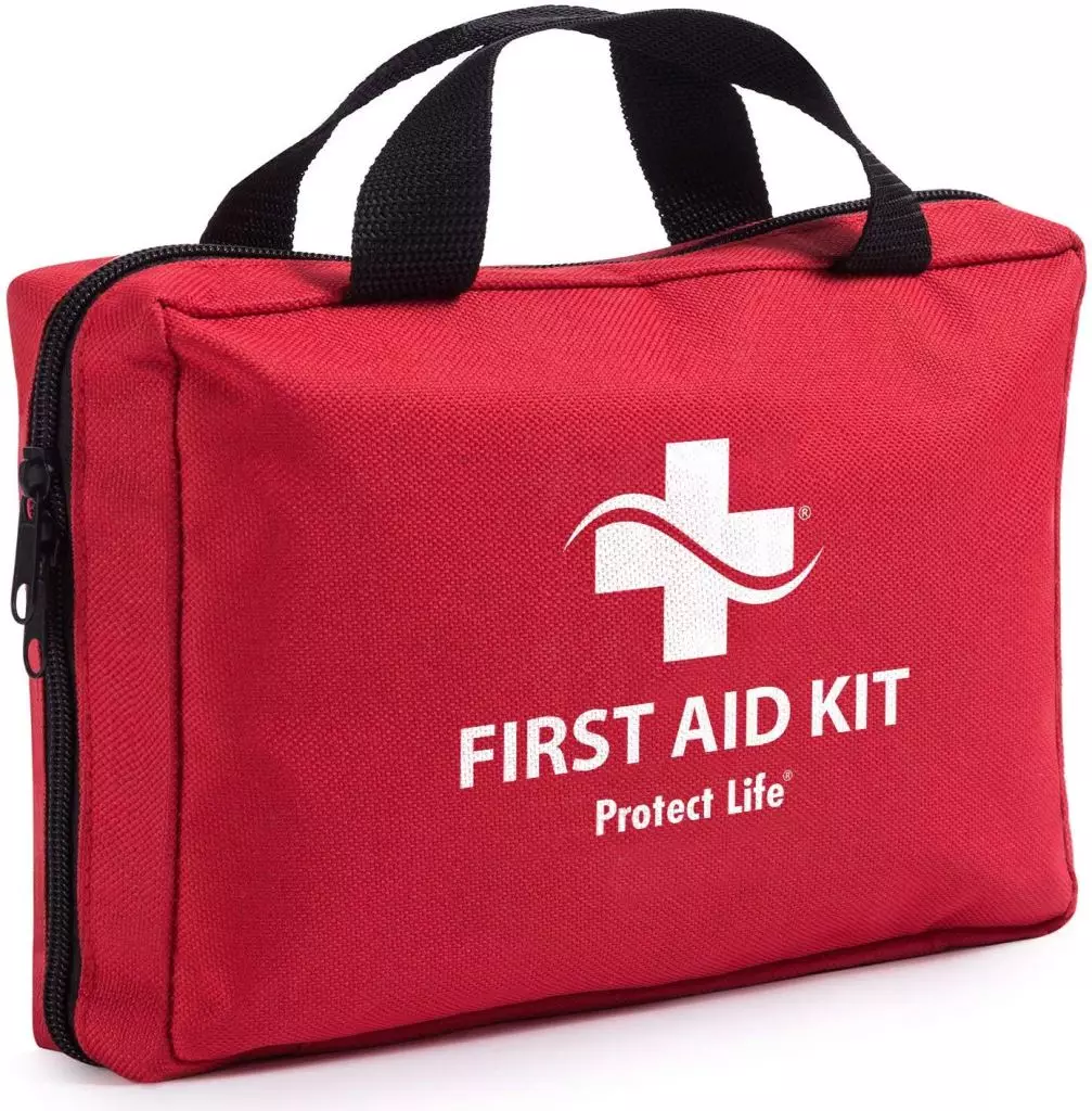 çantën e ndihmës së parë për të mbrojtur jetën