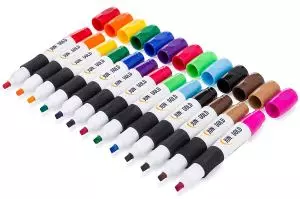 June Gold Assorted Colored Dry Erase Whiteboard Markers