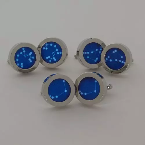 Nalamdagan nga Constellation Cufflinks