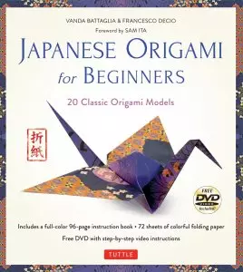 Japoniškas origami rinkinys pradedantiesiems