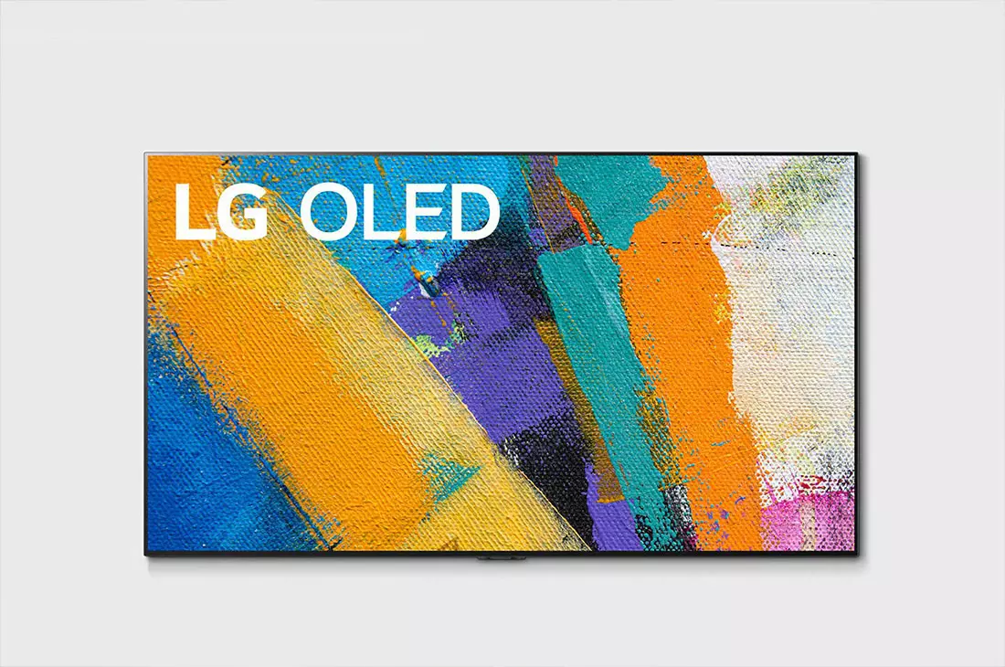 lg gx gallery oled tv, i televisori più sottili