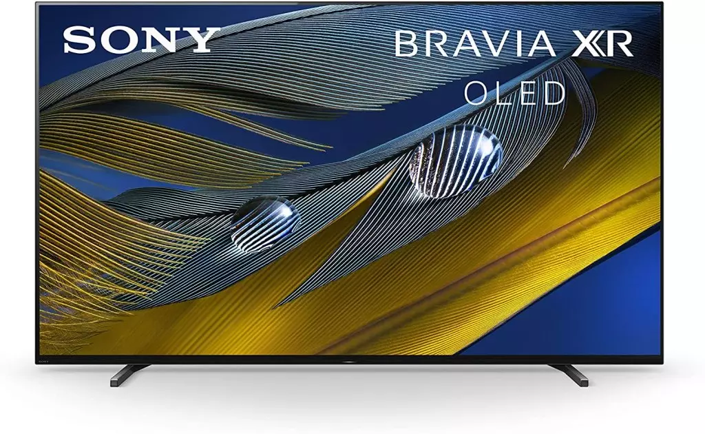Televisor Sony A80J de 55 polgadas: BRAVIA XR OLED 4K Ultra HD Smart Google TV con Dolby Vision HDR e compatibilidade con Alexa Modelo XR55A80J-2021