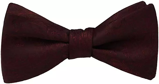 Gollate Mens Silk Paisley Tei Hunan Bow Ties