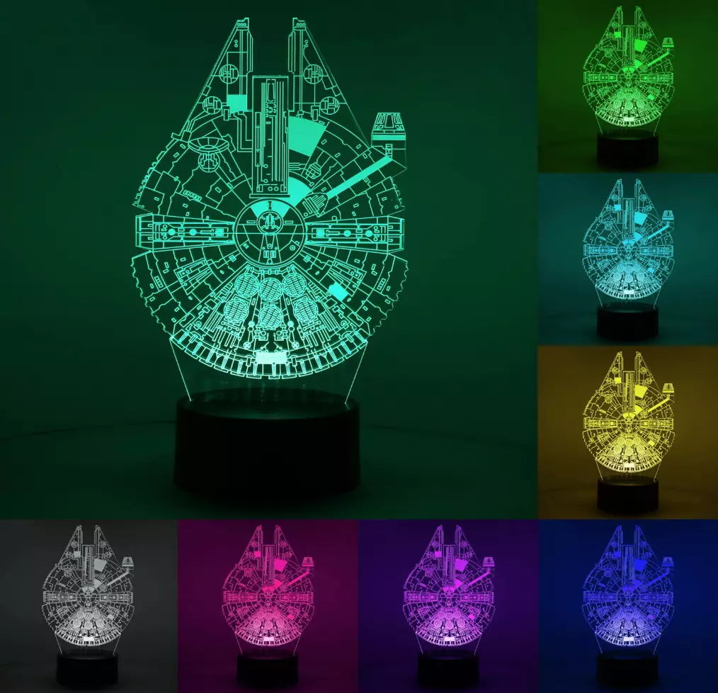3D Star Wars lampa 1