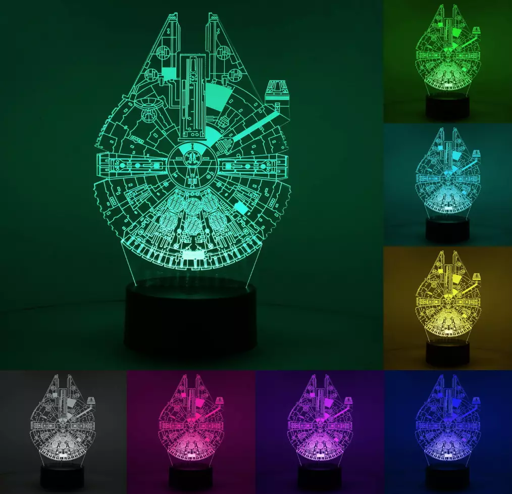 Lampu Star Wars 3D 1